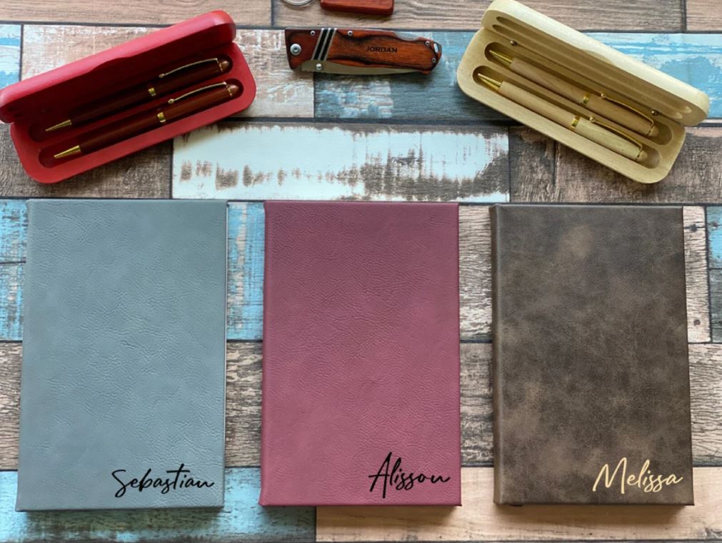 Personalised Leather Diary Cover